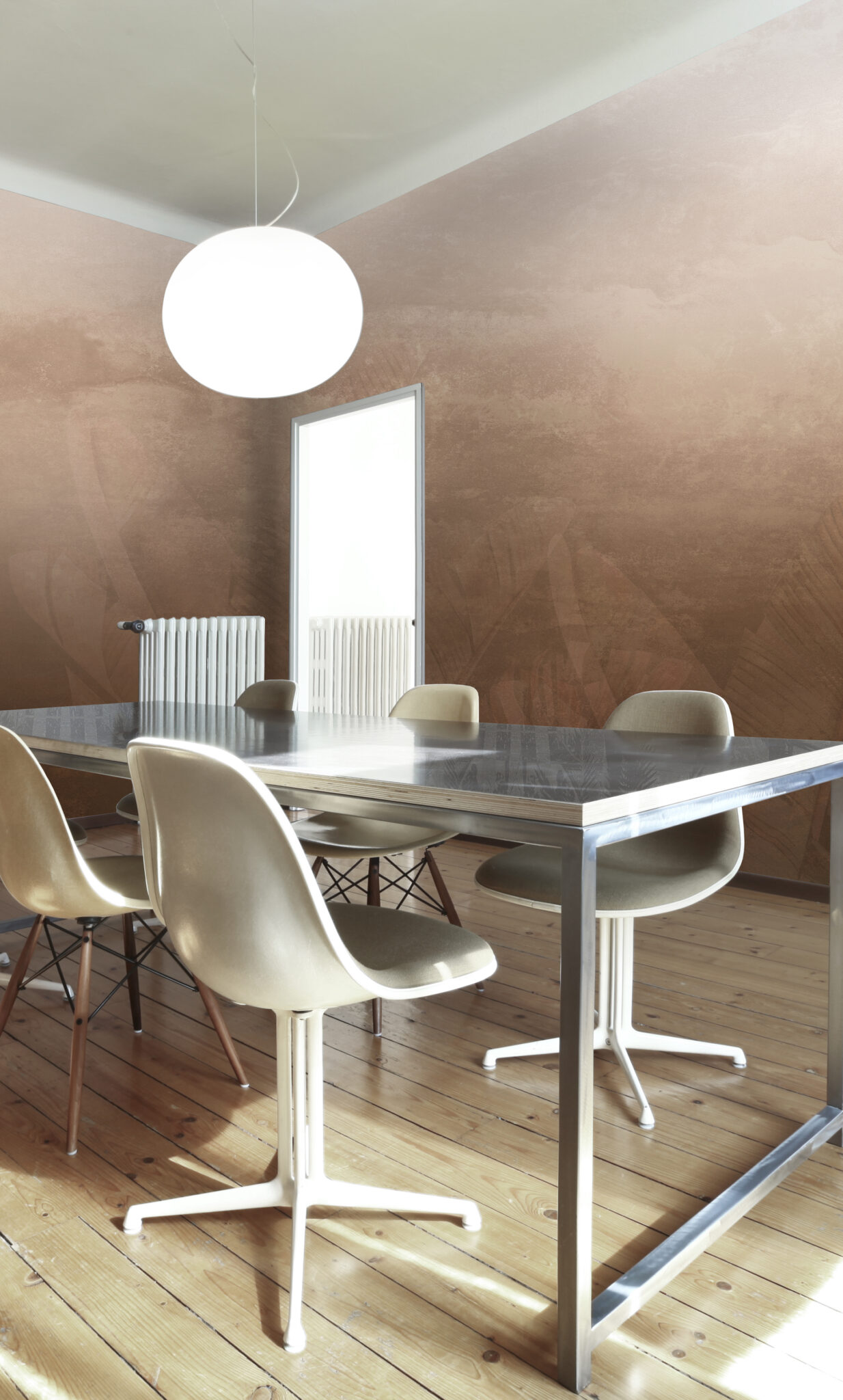 The Pure Brown Simplicity Wallpaper by daisy james