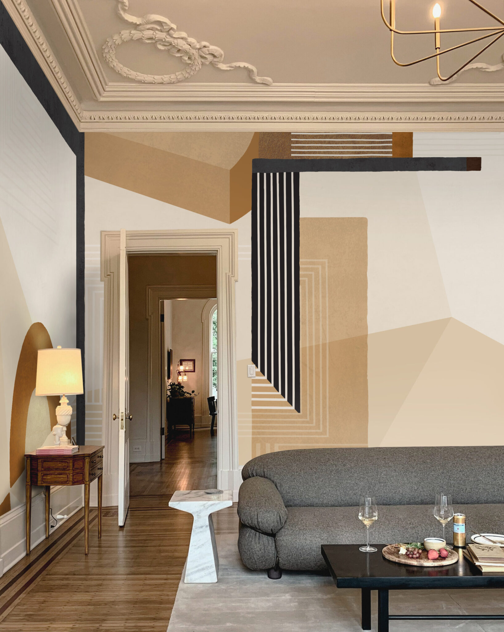 The Studio – Contemporary abstract wallcovering | daisy james