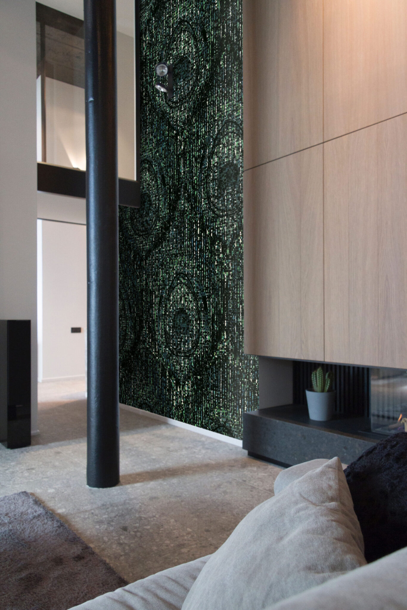 The Pip – Intriguing green wallpaper | daisy james