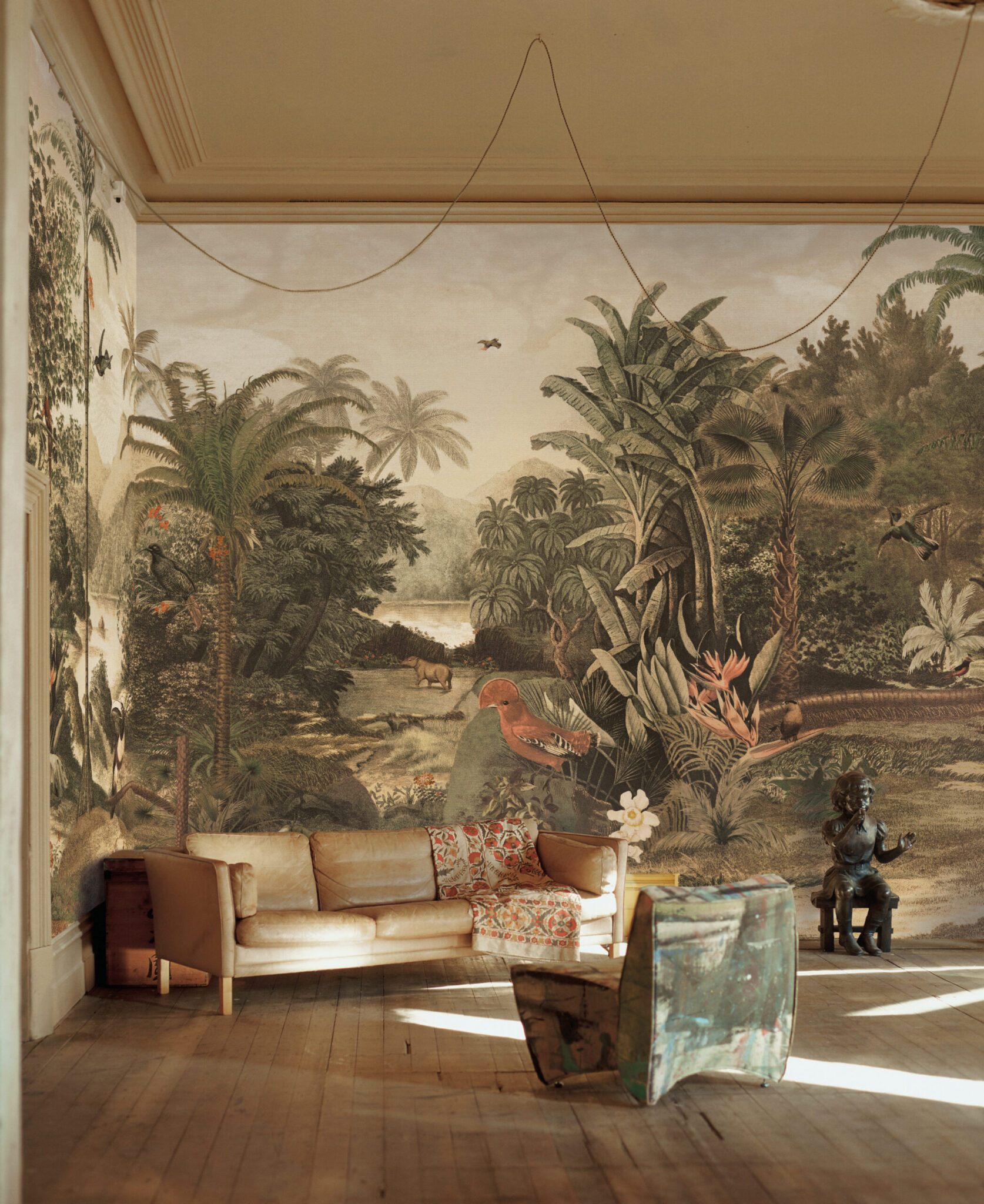 The Red Rock – Botanical jungle wallpaper | daisy james